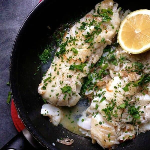 Pan Roasted Cod - Pinch and Swirl