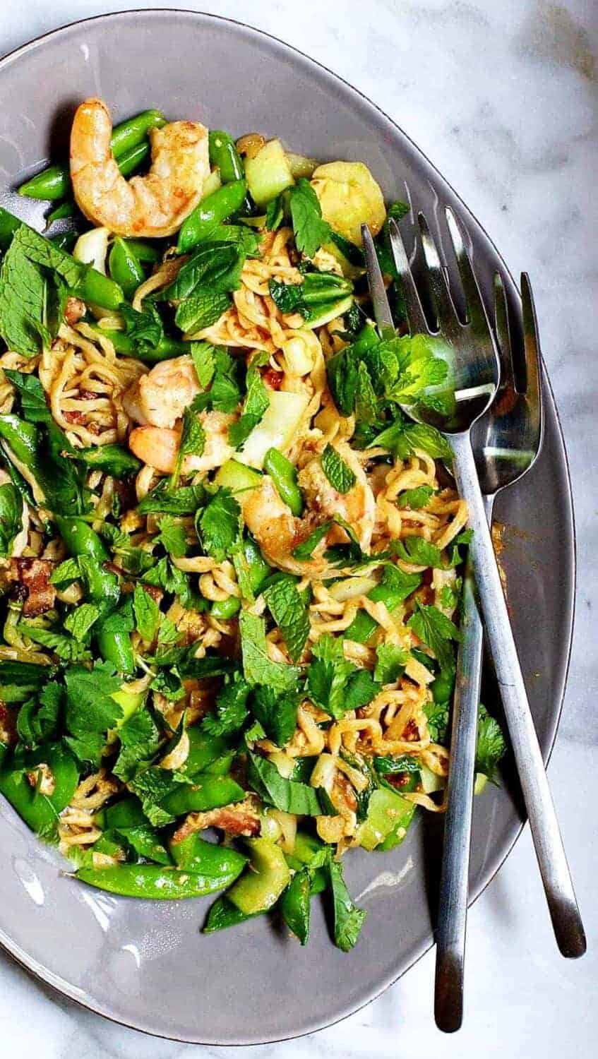 Ramen Noodle Stir Fry - Pinch and Swirl