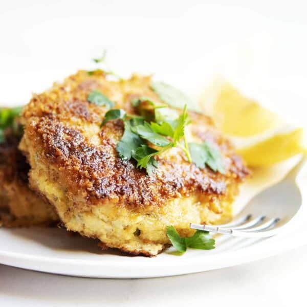 Crispy Cod Fish Cakes - Pinch and Swirl