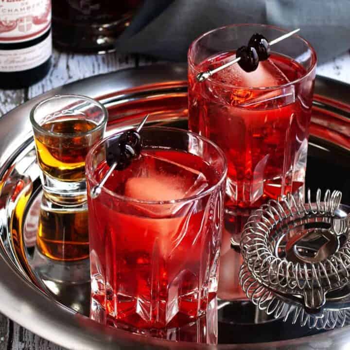 Boulevardier Cocktail Recipe - Pinch and Swirl