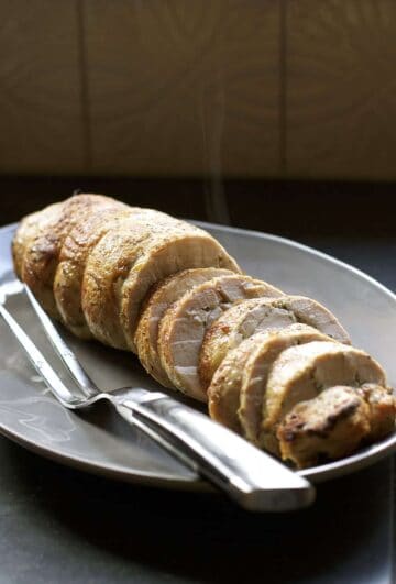 Turkey Roulade with Garlic and Herbs - Pinch and Swirl