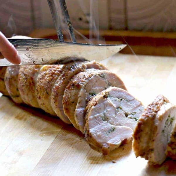 Turkey Roulade with Garlic and Herbs - Pinch and Swirl