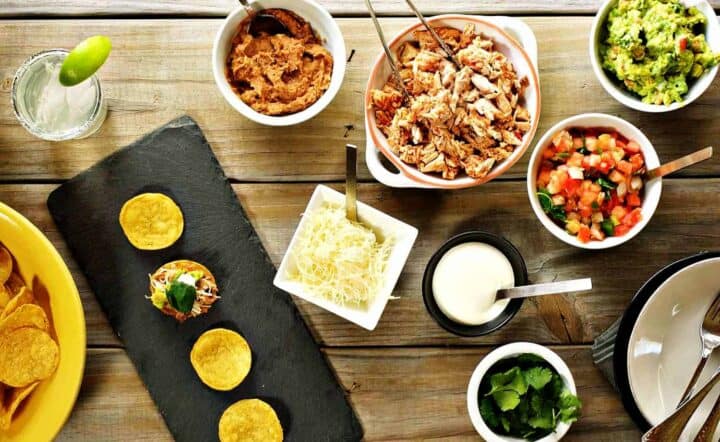 Chicken Tostadas - Pinch and Swirl