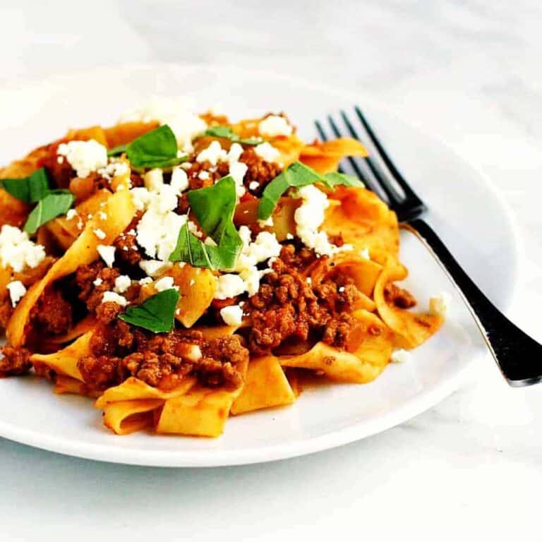 Easy Lamb Ragu Recipe - Pinch and Swirl