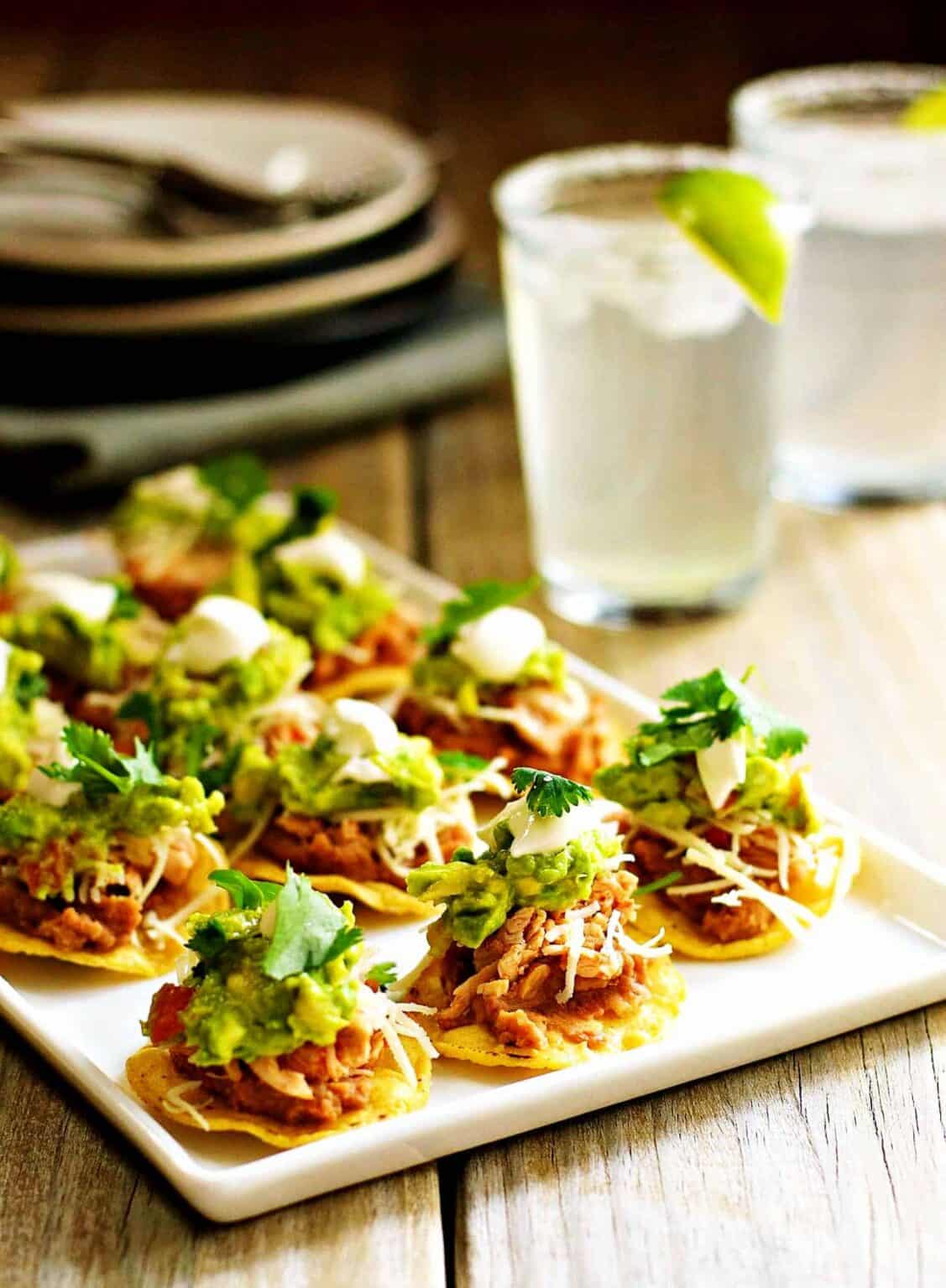 Chicken Tostadas - Pinch and Swirl