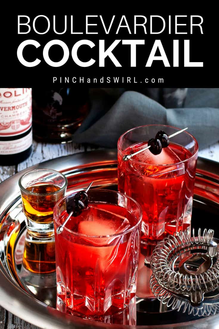 Boulevardier Cocktail Recipe - Pinch and Swirl