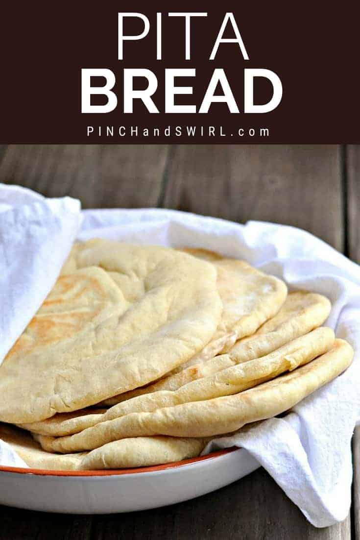 Easy No-Fail Pita Recipe - Pinch and Swirl