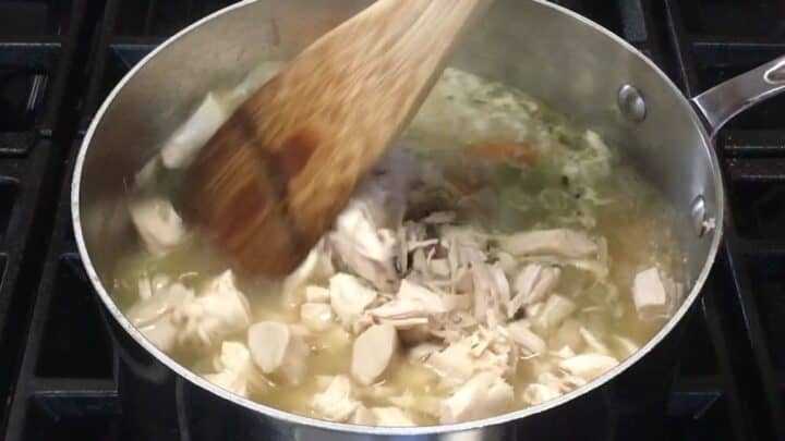 Easy Chicken Noodle Soup - Pinch and Swirl