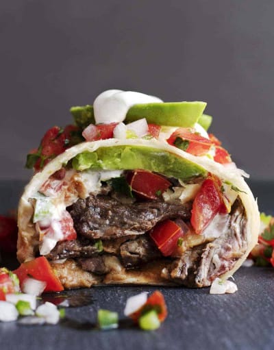 Carne Asada Burrito Recipe - Pinch and Swirl