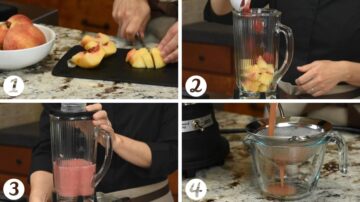 The BEST Peach Bellini Recipe - Pinch and Swirl