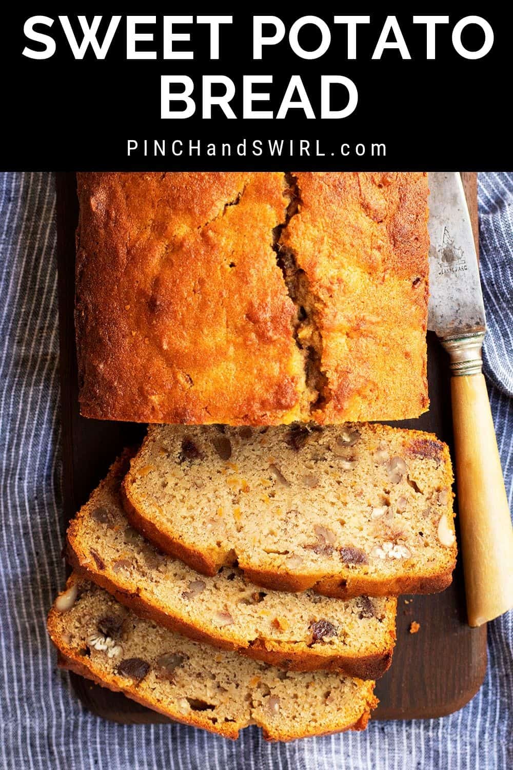 Easy and Delicious Sweet Potato Bread - Pinch and Swirl