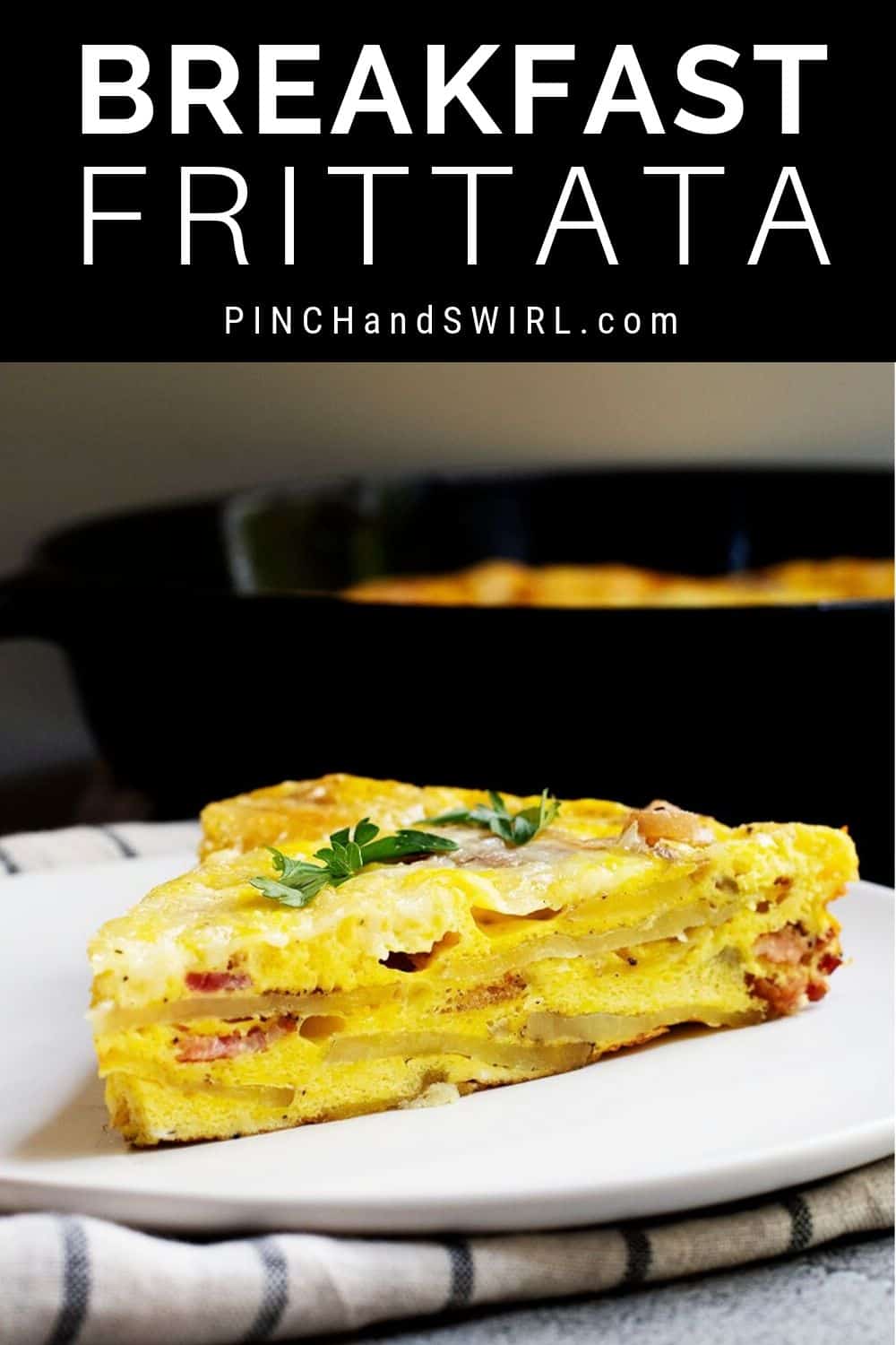Easy Breakfast Frittata - Pinch and Swirl