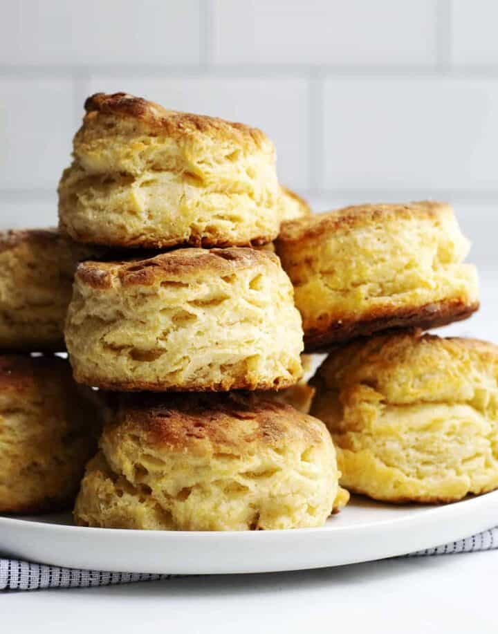 Flaky, Tender Homemade Biscuits - Pinch and Swirl