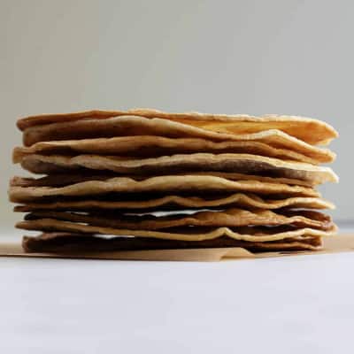 Easy Homemade Homemade Tostada Shells (Baked not Fried!) - Pinch and Swirl