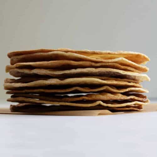 Easy Homemade Homemade Tostada Shells (Baked not Fried!) - Pinch and Swirl