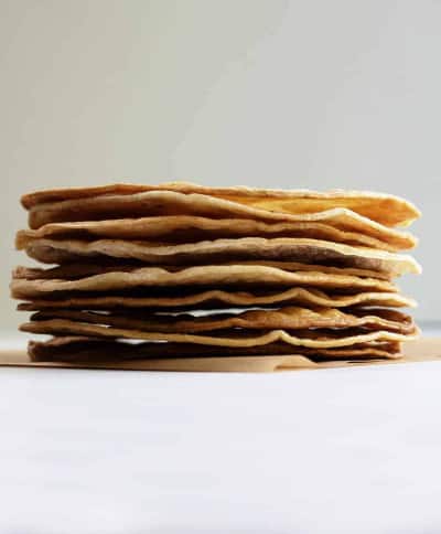 Easy Homemade Homemade Tostada Shells (Baked not Fried!) - Pinch and Swirl