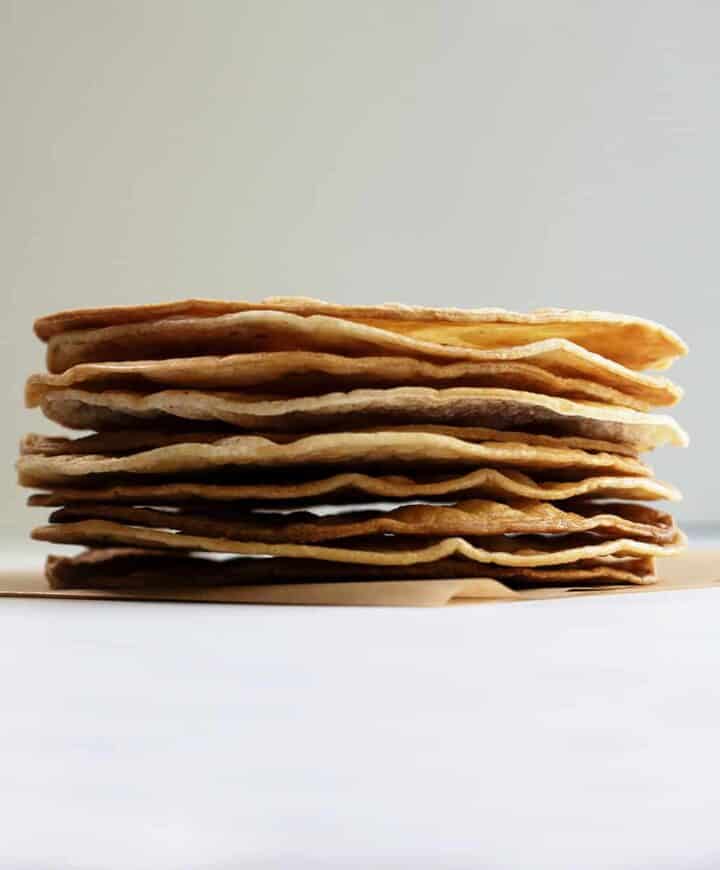 Easy Homemade Homemade Tostada Shells (Baked not Fried!) - Pinch and Swirl