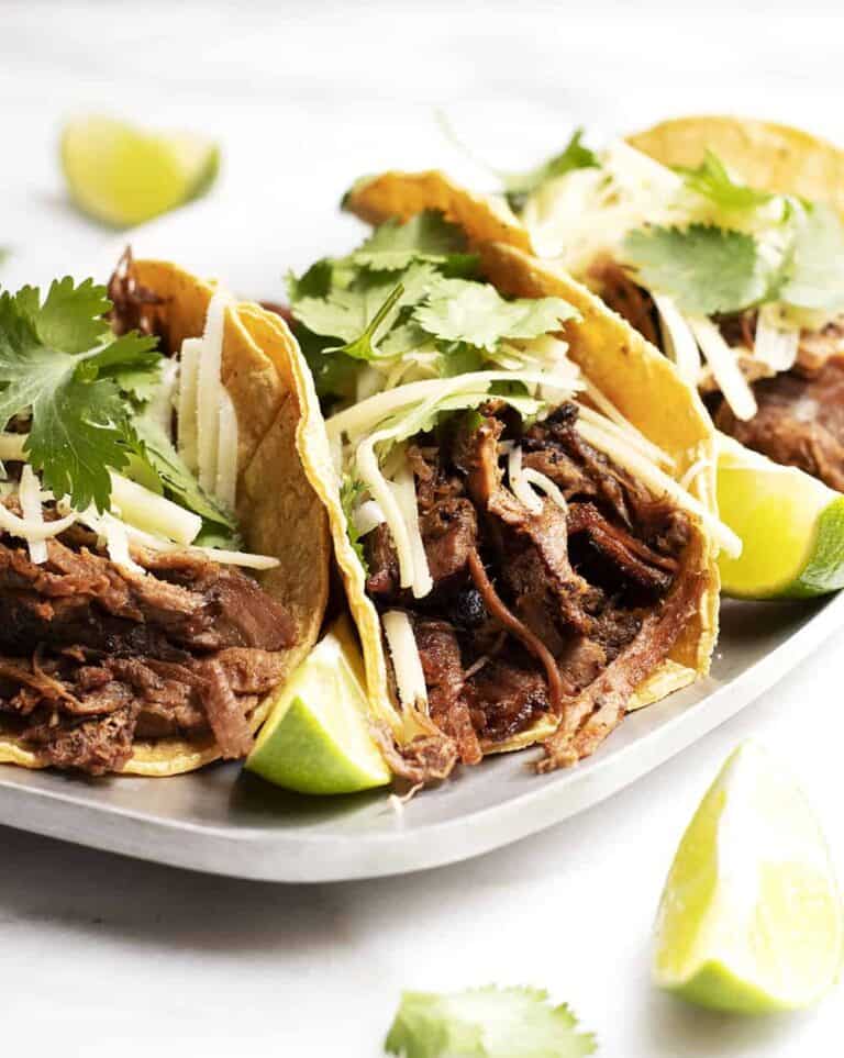 Quick and Delicious Pork Carnitas Tacos - Pinch and Swirl