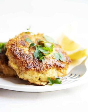 Crispy Cod Fish Cakes - Pinch and Swirl