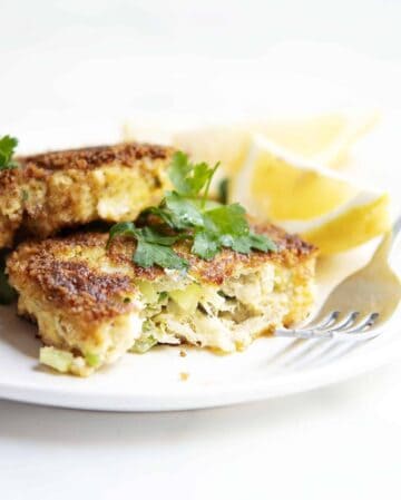 Crispy Cod Fish Cakes - Pinch and Swirl