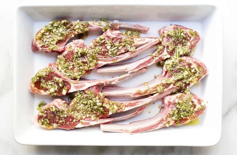Pan-Fried Lamb Chops with Garlic and Rosemary - Pinch and Swirl