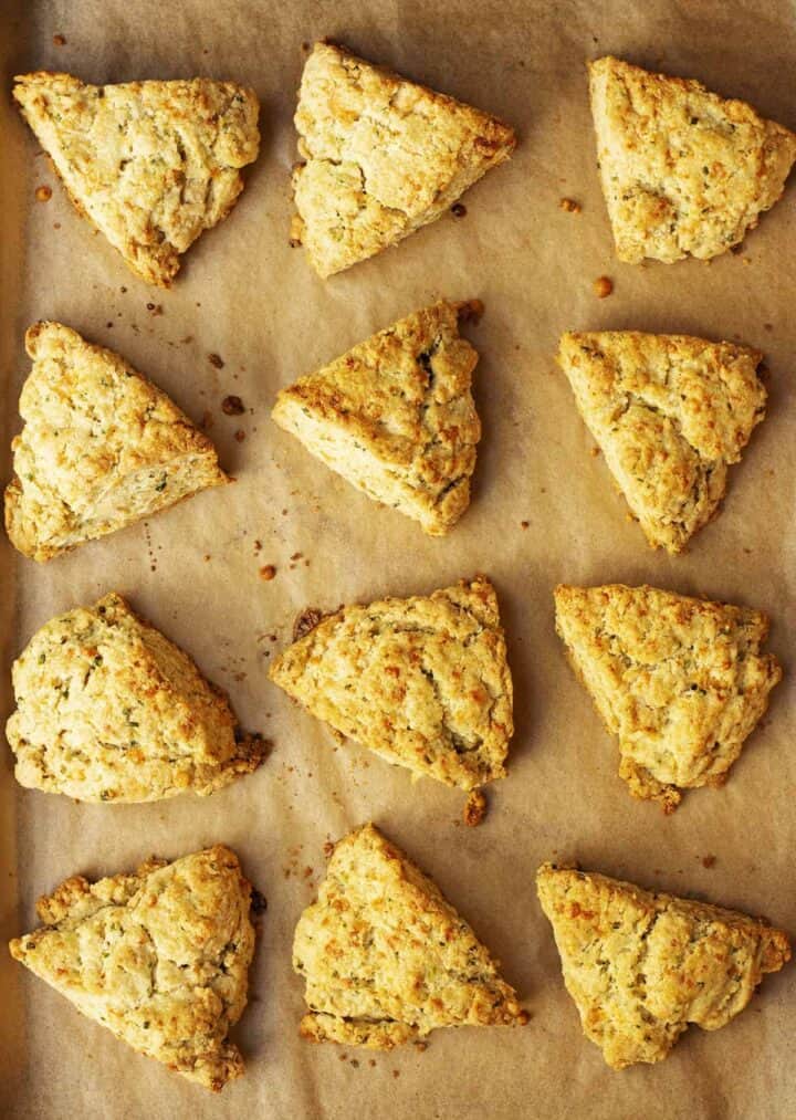 Savory Scones with Gruyere and Chives - Pinch and Swirl