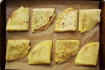 Easy Savory Crepes (Make ahead option!) - Pinch and Swirl