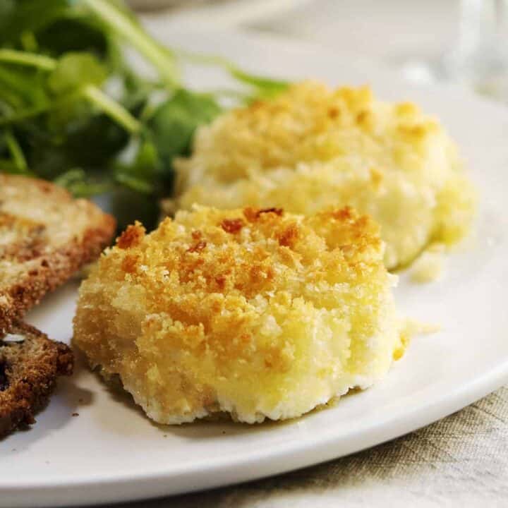 Baked Goat Cheese (Appetizer or Salad Topper!) - Pinch and Swirl