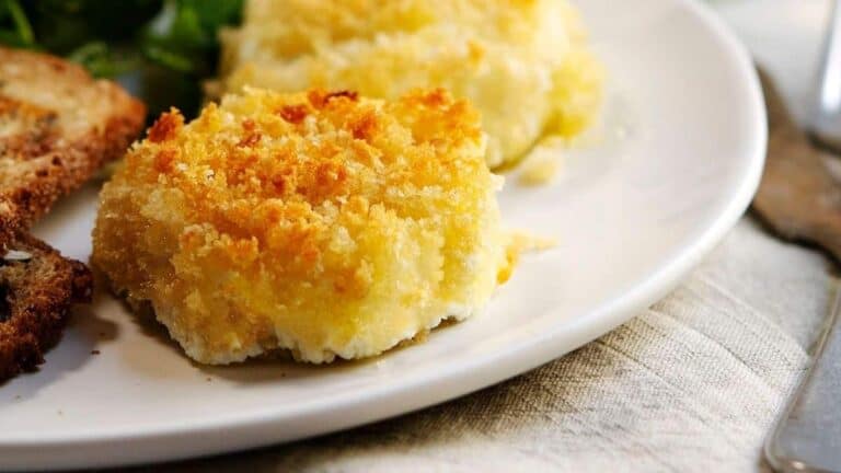 Baked Goat Cheese (Appetizer or Salad Topper!) - Pinch and Swirl