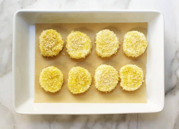 Baked Goat Cheese (Appetizer or Salad Topper!) - Pinch and Swirl