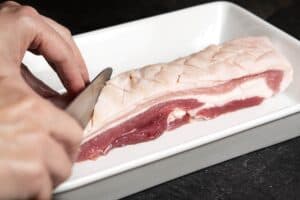 How to Cook Oven Roasted Crispy Pork Belly - Pinch and Swirl