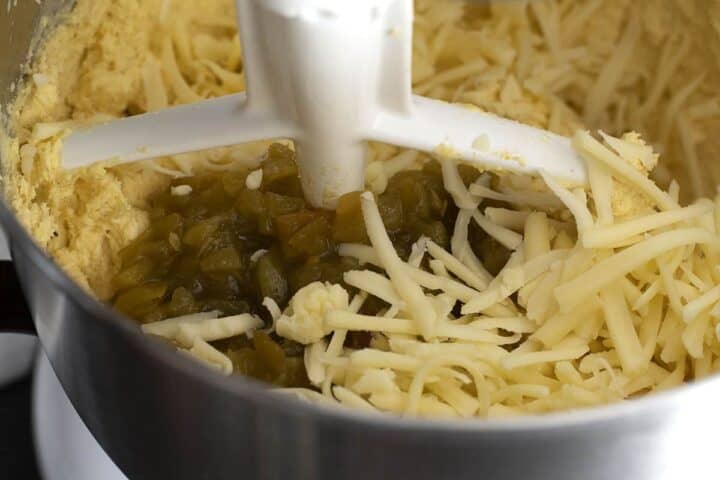 Vegetarian Tamales with Green Chile and Cheese - Pinch and Swirl