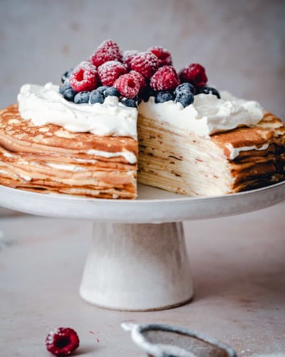 Crepe Cake Recipe (No-Bake, Make-Ahead Dessert) - Pinch and Swirl