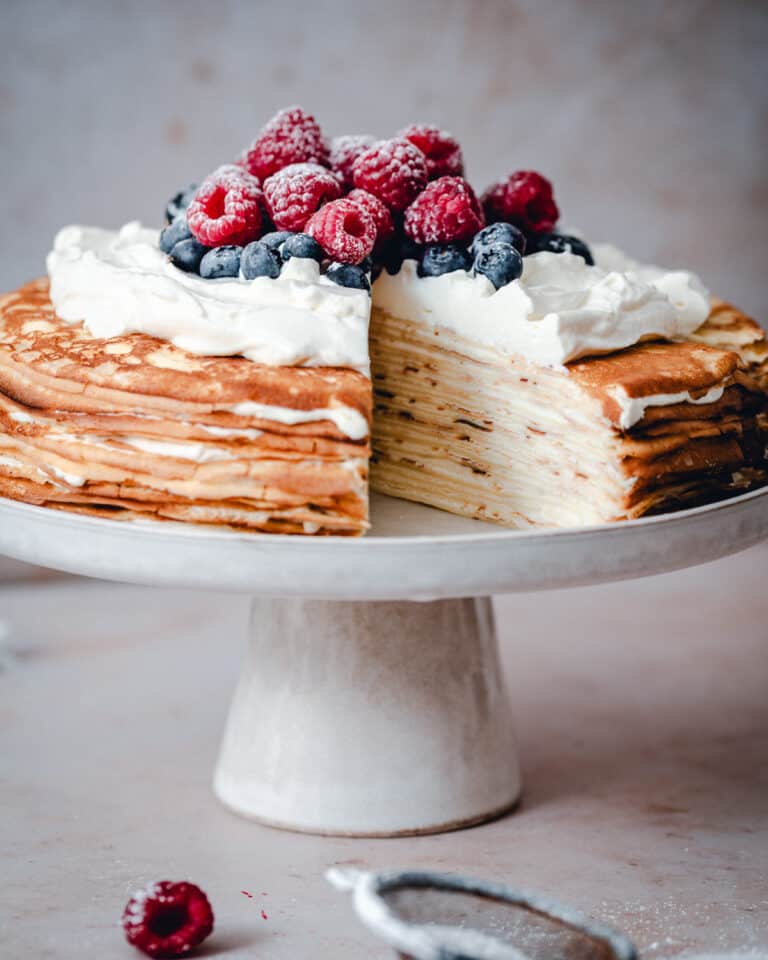 Crepe Cake Recipe (No-Bake, Make-Ahead Dessert) - Pinch and Swirl