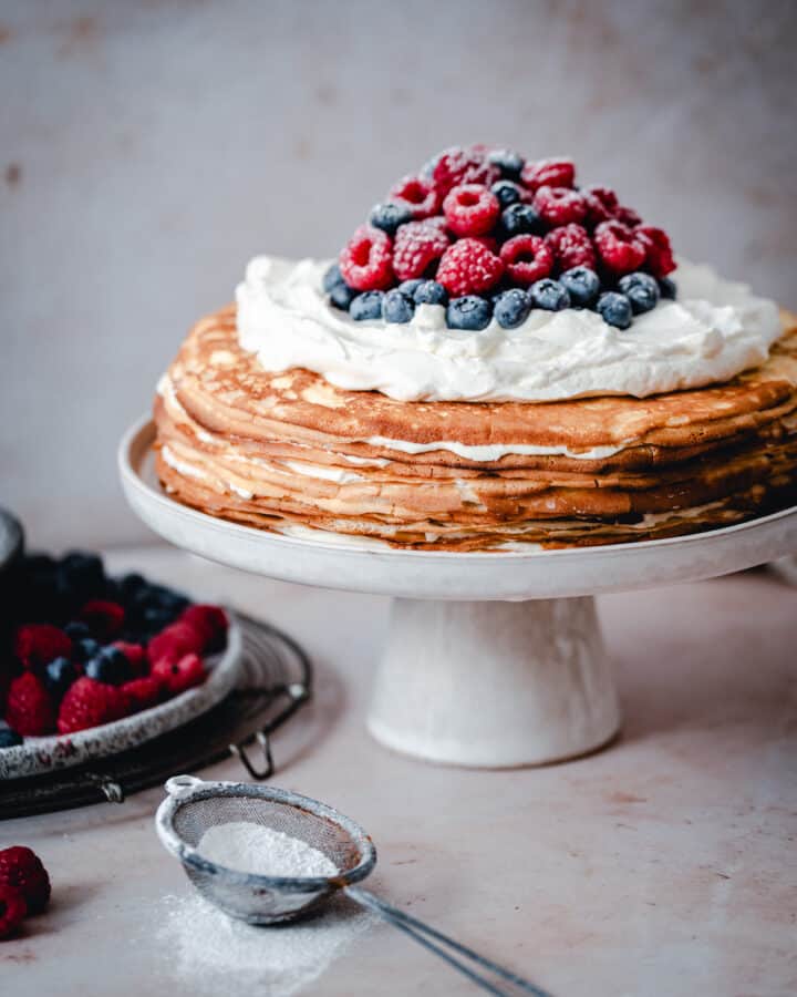 Crepe Cake Recipe (No-Bake, Make-Ahead Dessert) - Pinch and Swirl