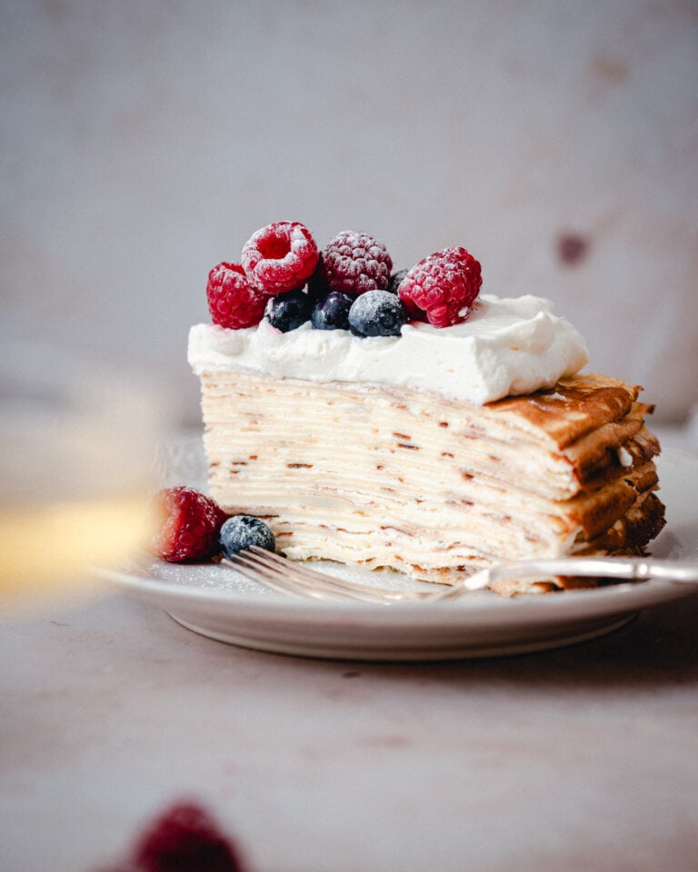 Crepe Cake Recipe (No-Bake, Make-Ahead Dessert) - Pinch and Swirl