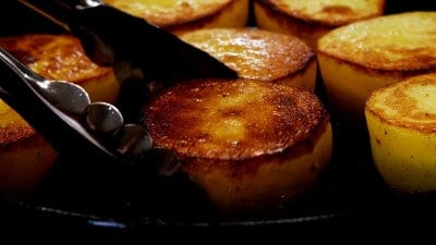 Fondant Potatoes (no soaking required!) - Pinch and Swirl