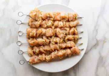 Chicken Kabobs in the Oven (Quick and easy!) - Pinch and Swirl