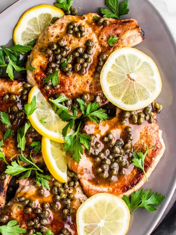 Piccata Sauce Recipe (10-Minute Lemon Caper Butter Sauce) - Pinch and Swirl