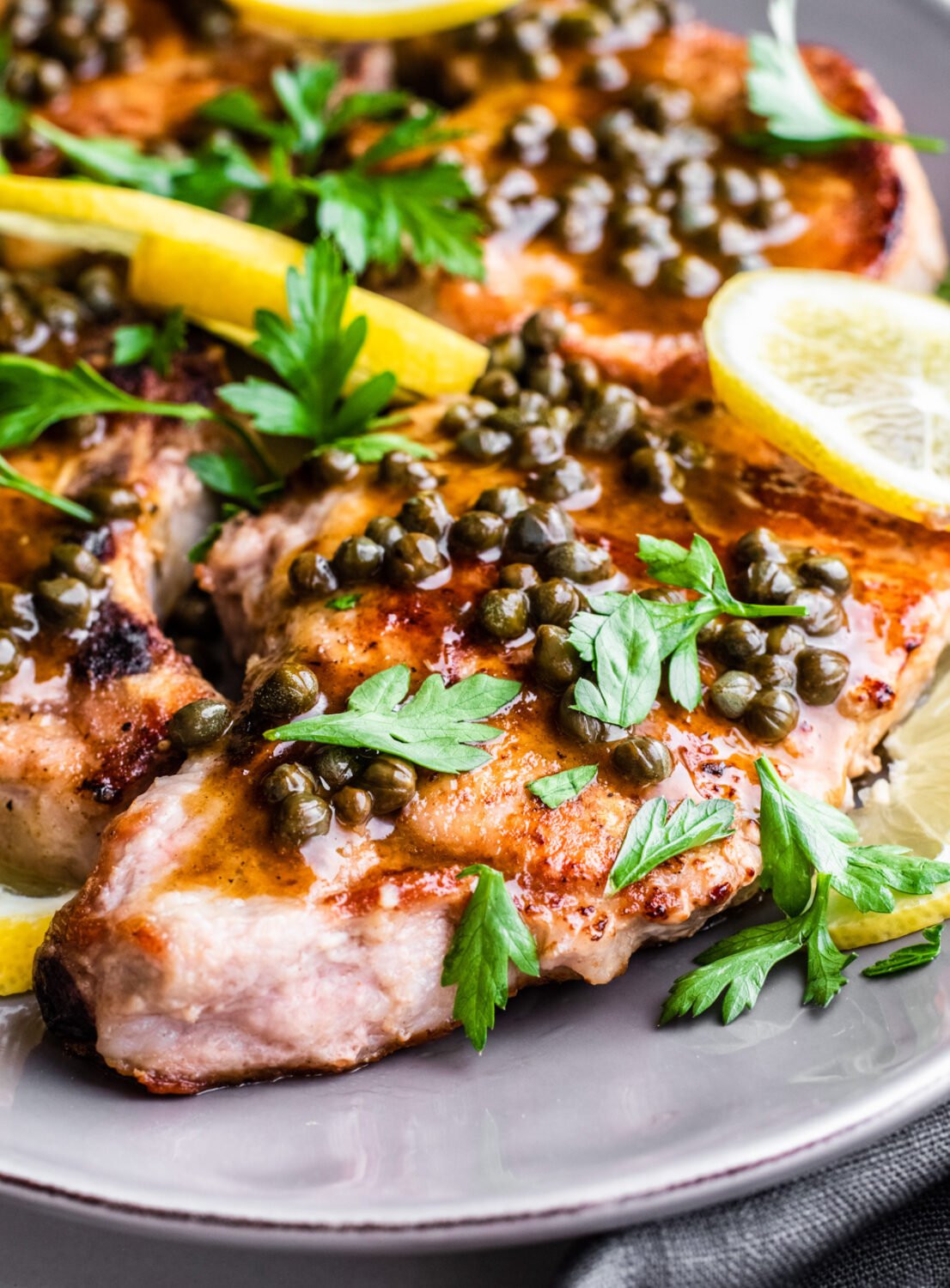 Easy Pork Piccata (Just 25 minutes!) - Pinch and Swirl
