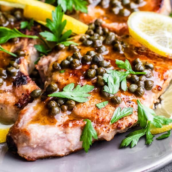Easy Pork Piccata (Just 25 minutes!) - Pinch and Swirl