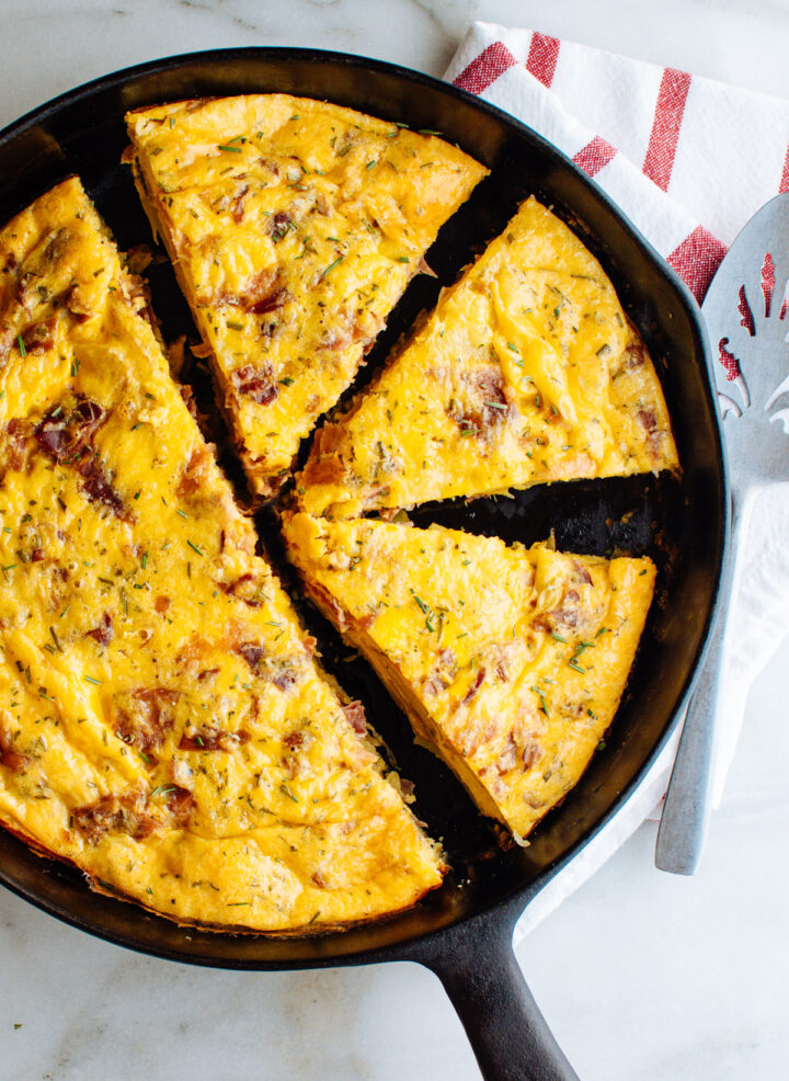 Potato Frittata - Pinch and Swirl