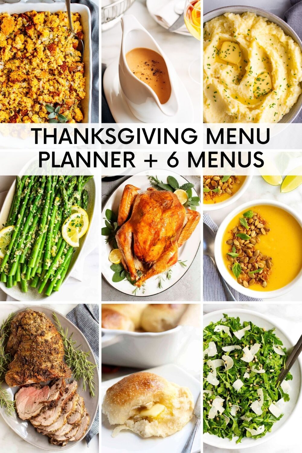 Thanksgiving Menu Planner - Pinch and Swirl