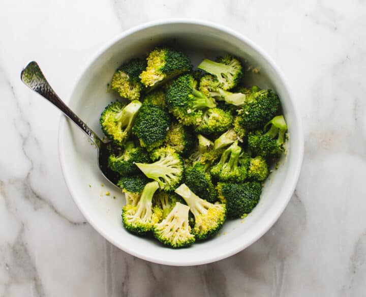 Roasted Potatoes and Broccoli - Pinch and Swirl
