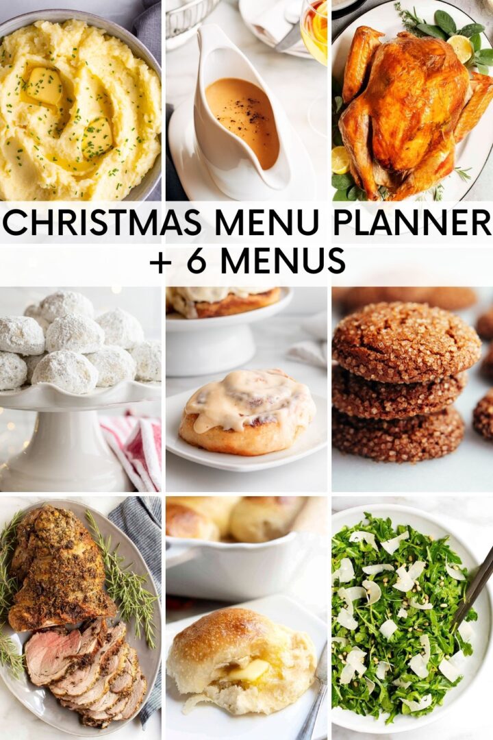 Christmas Menu Planner - Pinch and Swirl