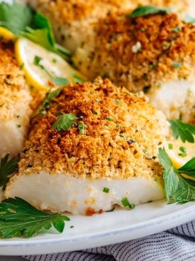 Baked Halibut Recipe (35-Minutes) - Pinch and Swirl