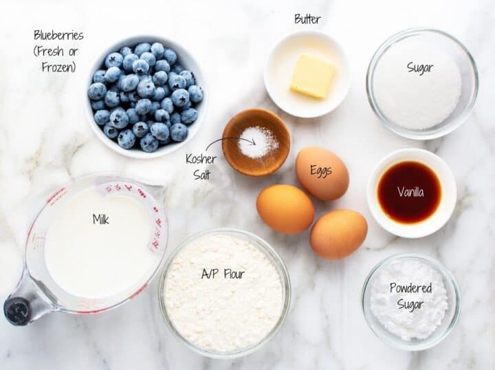 Simple Blueberry Clafoutis Recipe - Pinch and Swirl
