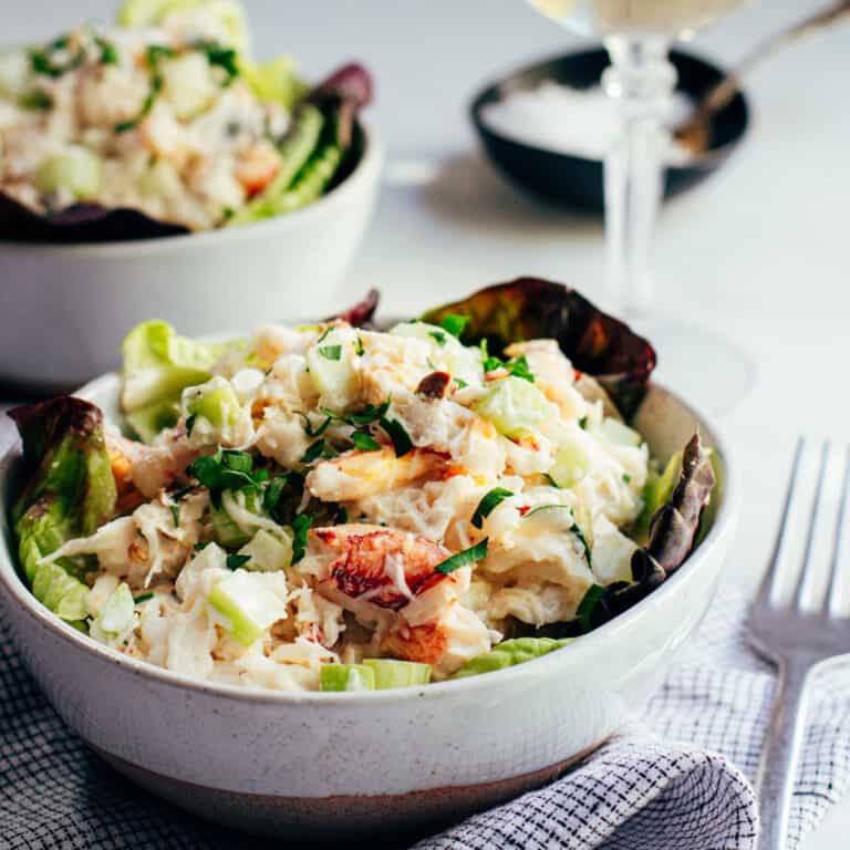 Easy Crab Salad Recipe (with Real Crab) - Pinch and Swirl