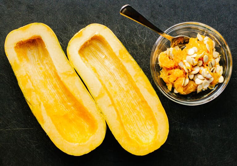 Stuffed Delicata Squash - Pinch and Swirl