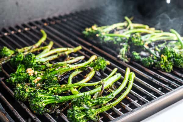 Grilled Broccolini (Quick and easy recipe!) - Pinch and Swirl